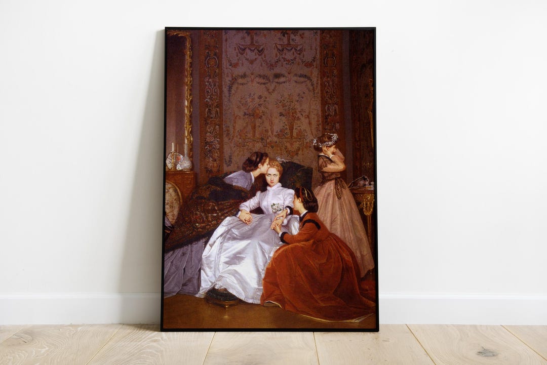 The Reluctant Bride by Auguste Toulmouche, Victorian Love Story Art ...
