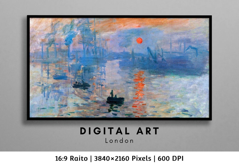 Set of 50 Monet Art Collection for the Samsung Frame TV 4K - Etsy