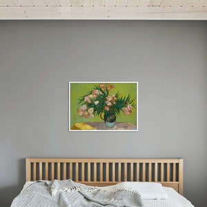 Oleanders Painting, Vincent Van Gogh, Printable Wall Art Decor, Famous ...