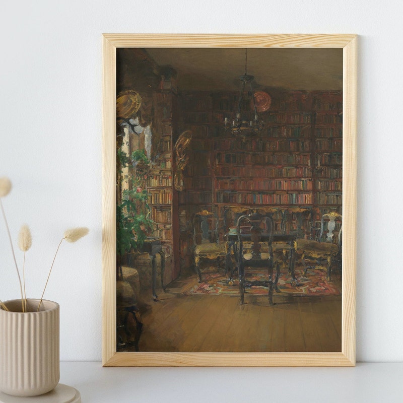 Library Wall Art - Etsy