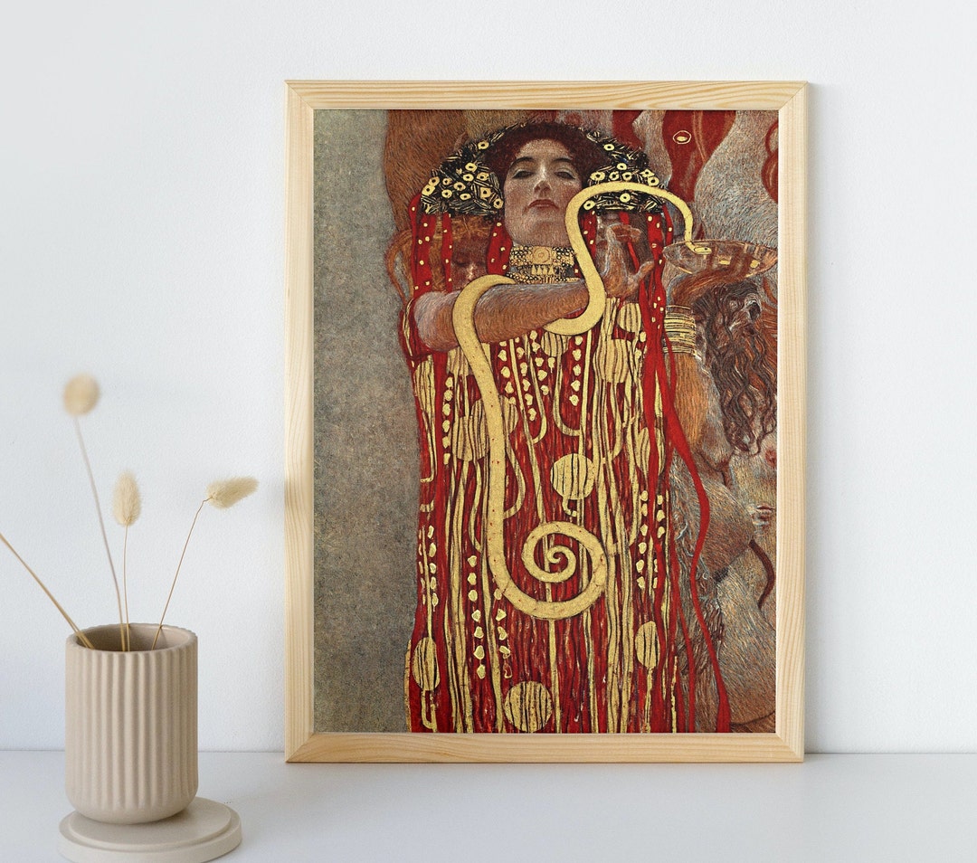 Hygieia Painting, Gustav Klimt, University of Vienna, Printable Wall ...