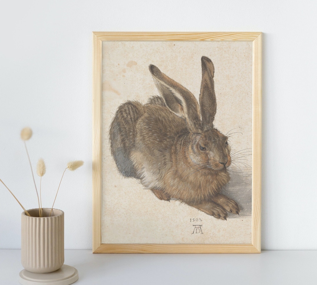 Young Hare (1502) Painting, Albrecht Durer, Still Life Printable Wall ...
