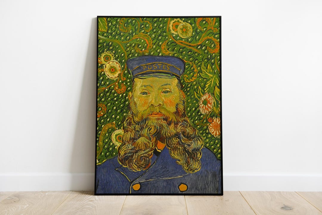 Van Gogh Printable Wall Art, the Postman Painting Print, Eclectic ...