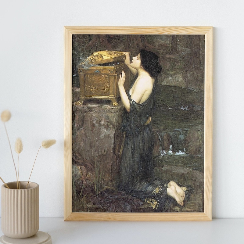 Pandora's Box Painting - Etsy