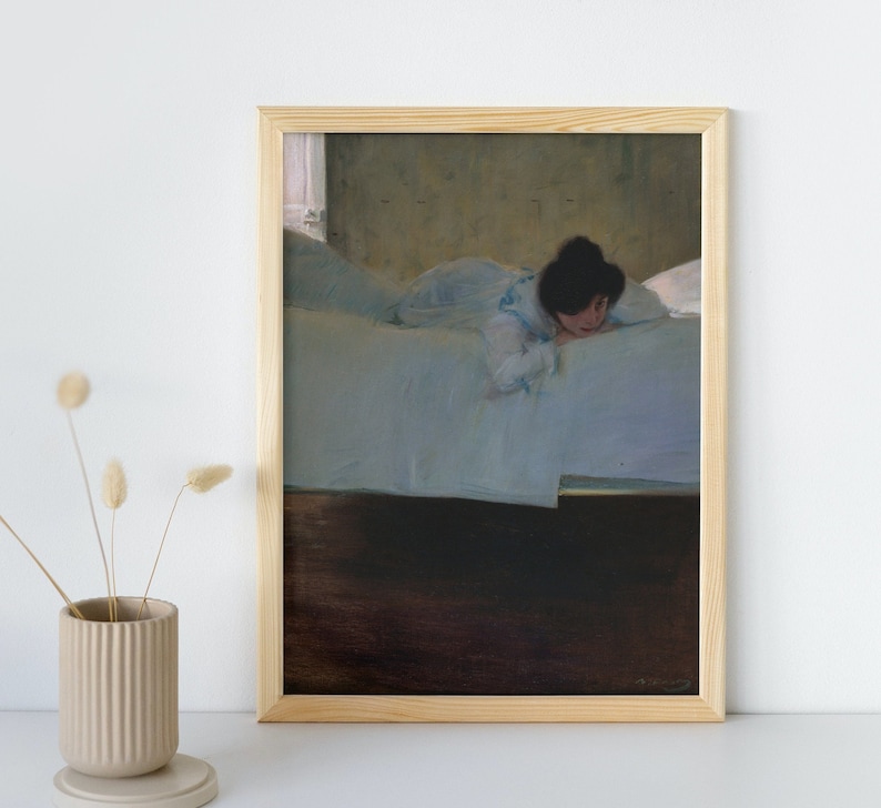 Laziness Painting, Ramon Casas, Printable Wall Art Decor, Famous ...