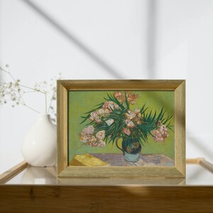 Oleanders Painting, Vincent Van Gogh, Printable Wall Art Decor, Famous ...