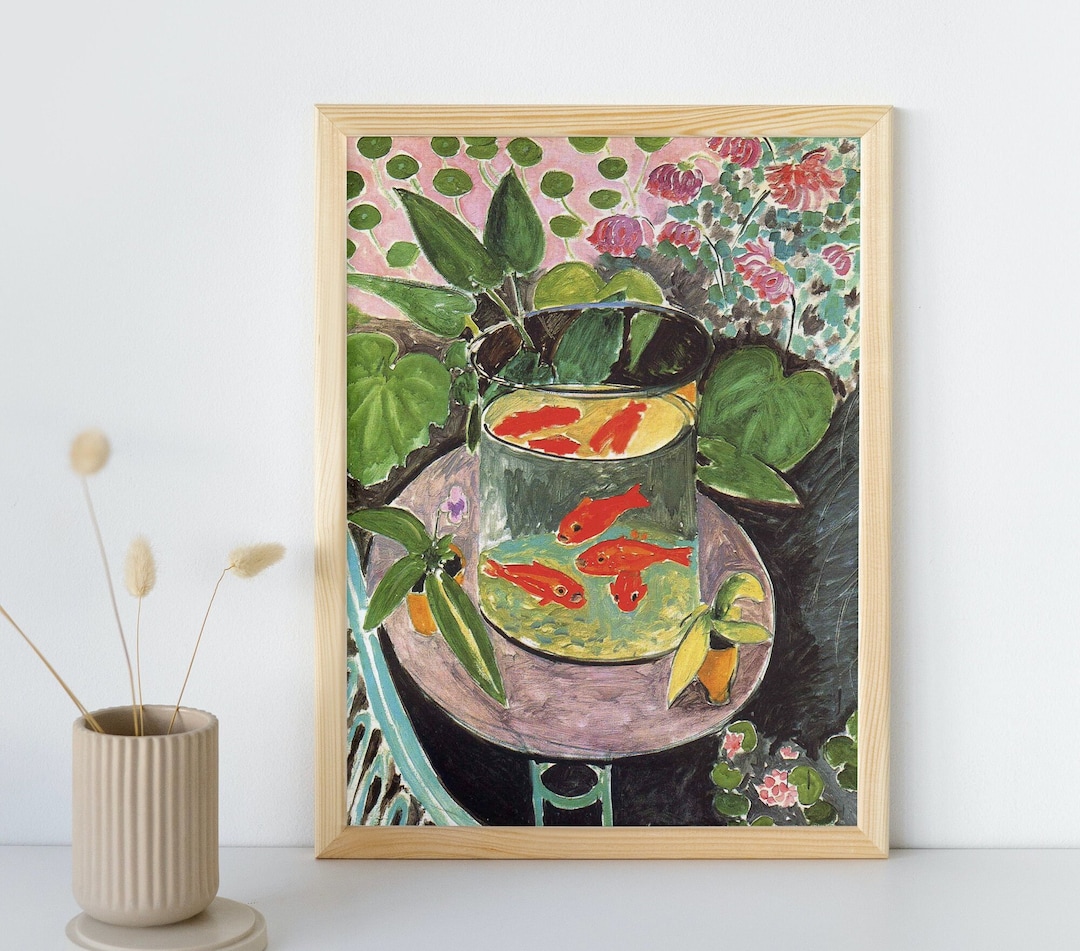 Goldfish Painting, Henri Matisse, Fish Still Life Printable Wall Art ...