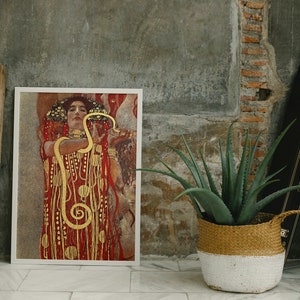 Hygieia Painting, Gustav Klimt, University of Vienna, Printable Wall ...