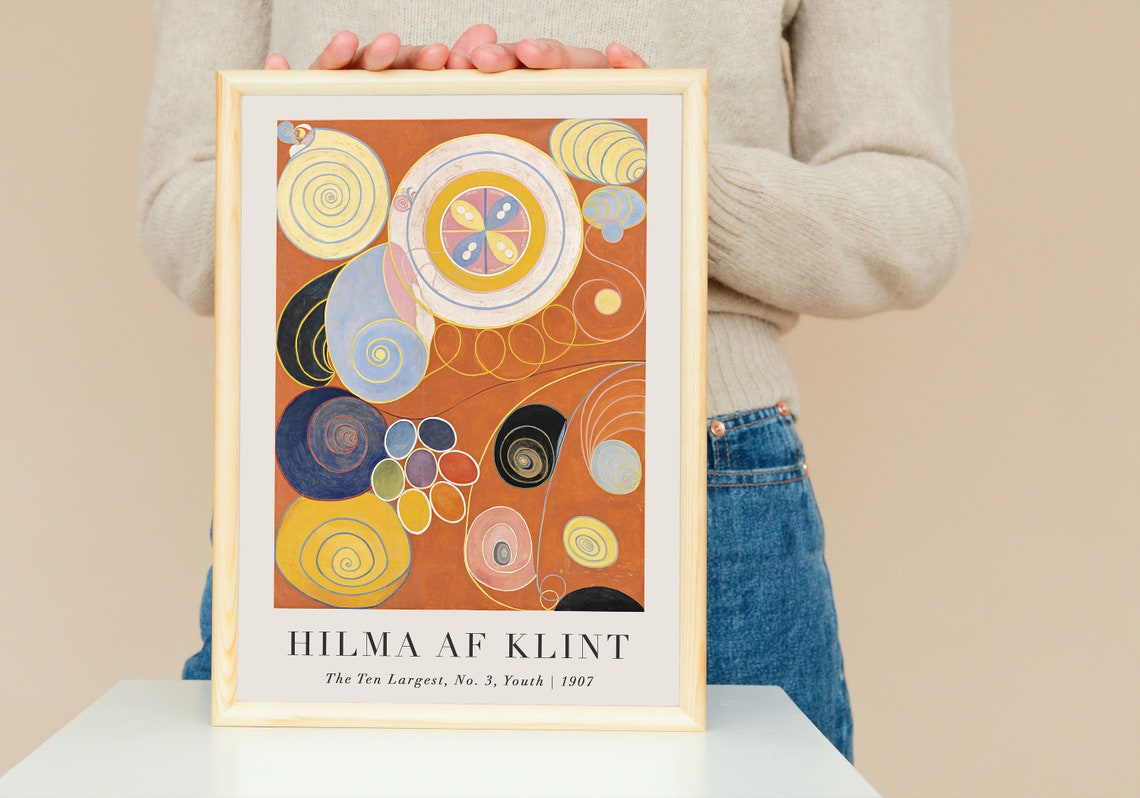 Hilma Af Klint, the Ten Largest No. 3 - Youth, Printable Wall Art ...