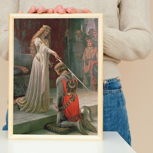 Accolade Painting, Edmund Blair Leighton, Printable Wall Art Decor ...