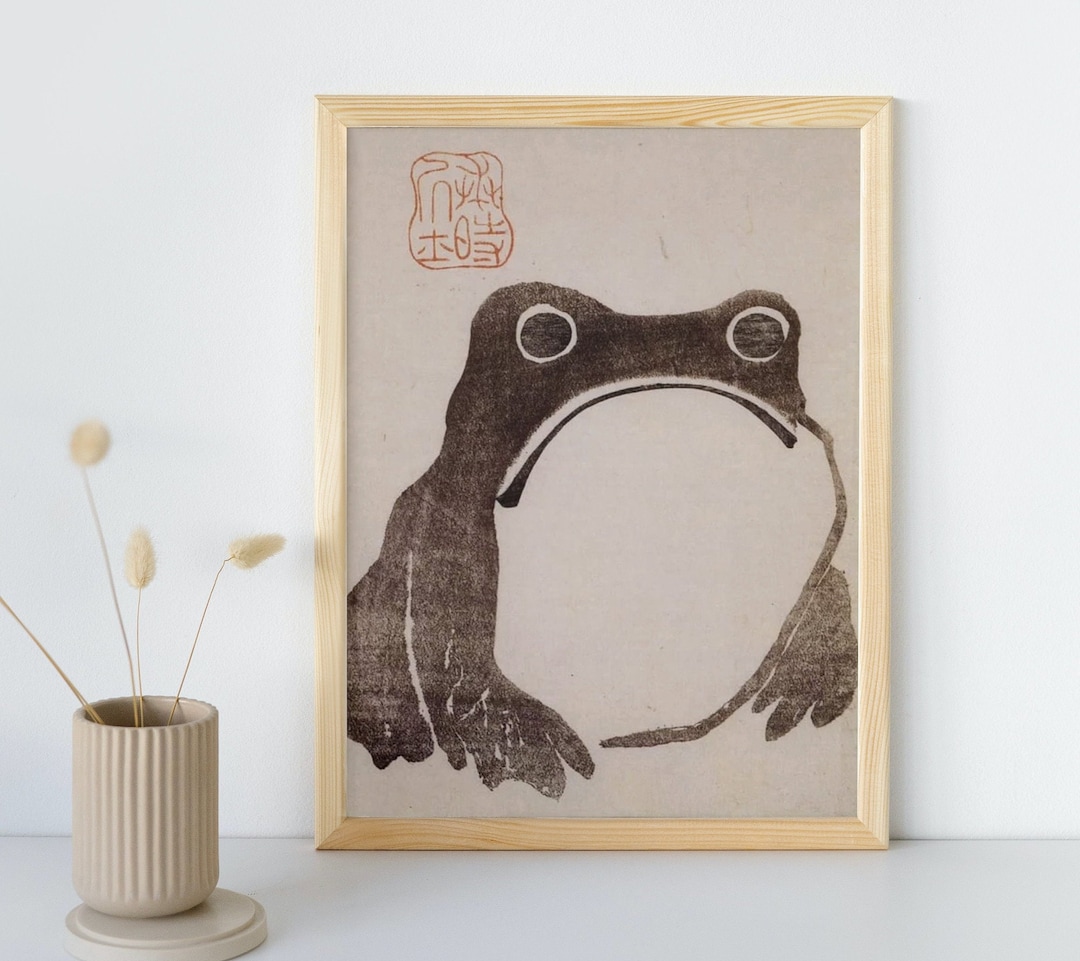 Matsumoto Hoji Art, Japanese Frog Printable Wall Art, Famous Japanese ...