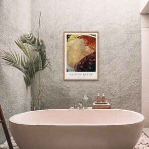 Danaë Painting With Text, Gustav Klimt, Danae, Printable Wall Art ...