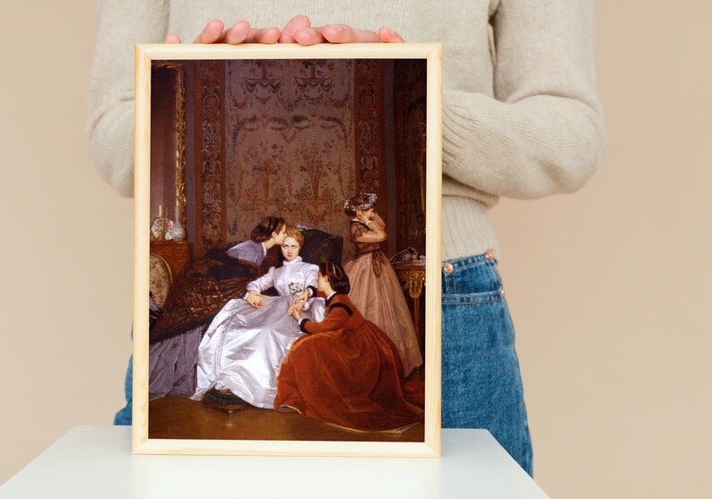 The Reluctant Bride by Auguste Toulmouche, Victorian Love Story Art ...