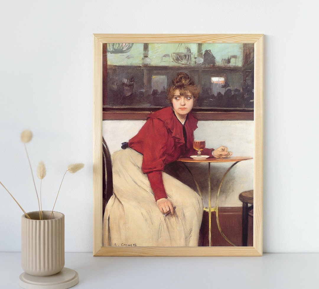 Au Moulin De La Galette Painting, Ramon Casas, Printable Wall Art Decor ...