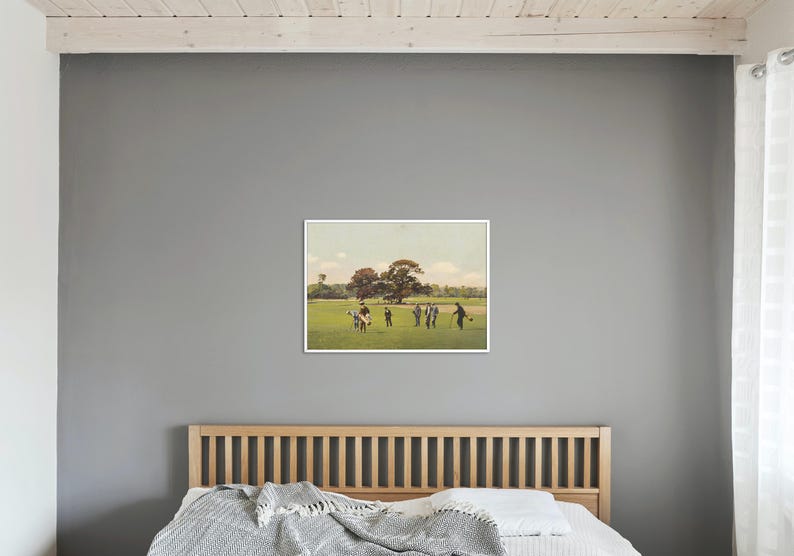 Vintage Golf Course Printable Poster, Golf Landscape Wall Art, Decor ...