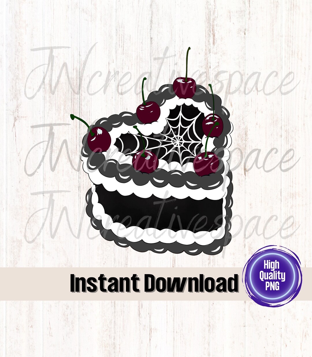 Spooky Cake PNG Digital Download - Etsy