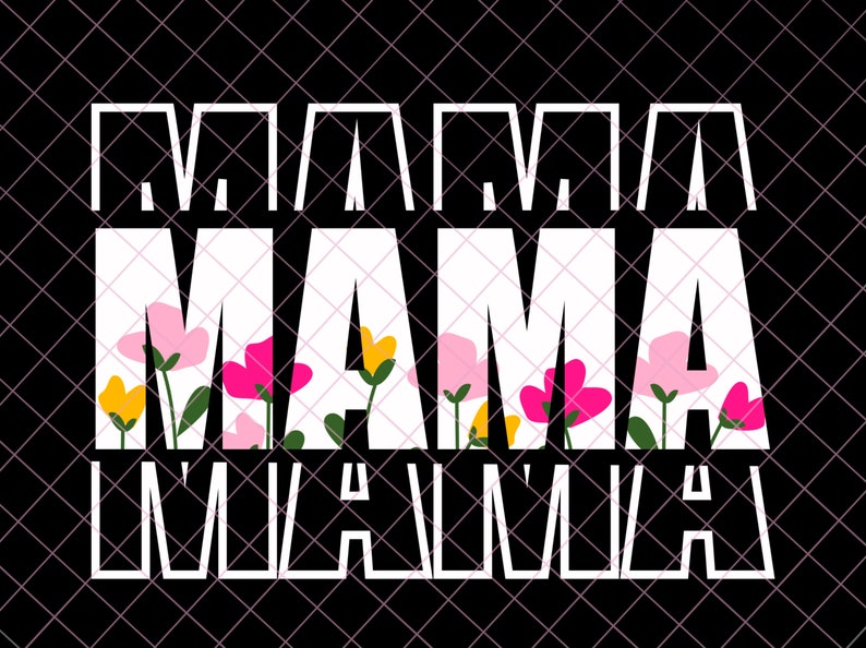 MAMA PNG, Stacked Mama Png, Blessed Mom Png, Mom Shirt Png, Mom Life ...