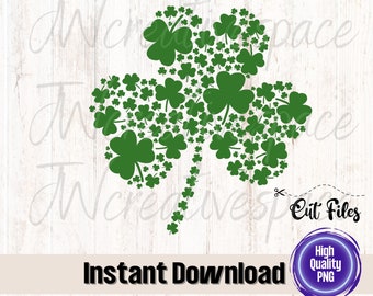 Pot of Gold SVG, St Patricks Day SVG, Shamrock Clipart, Four Leaf ...