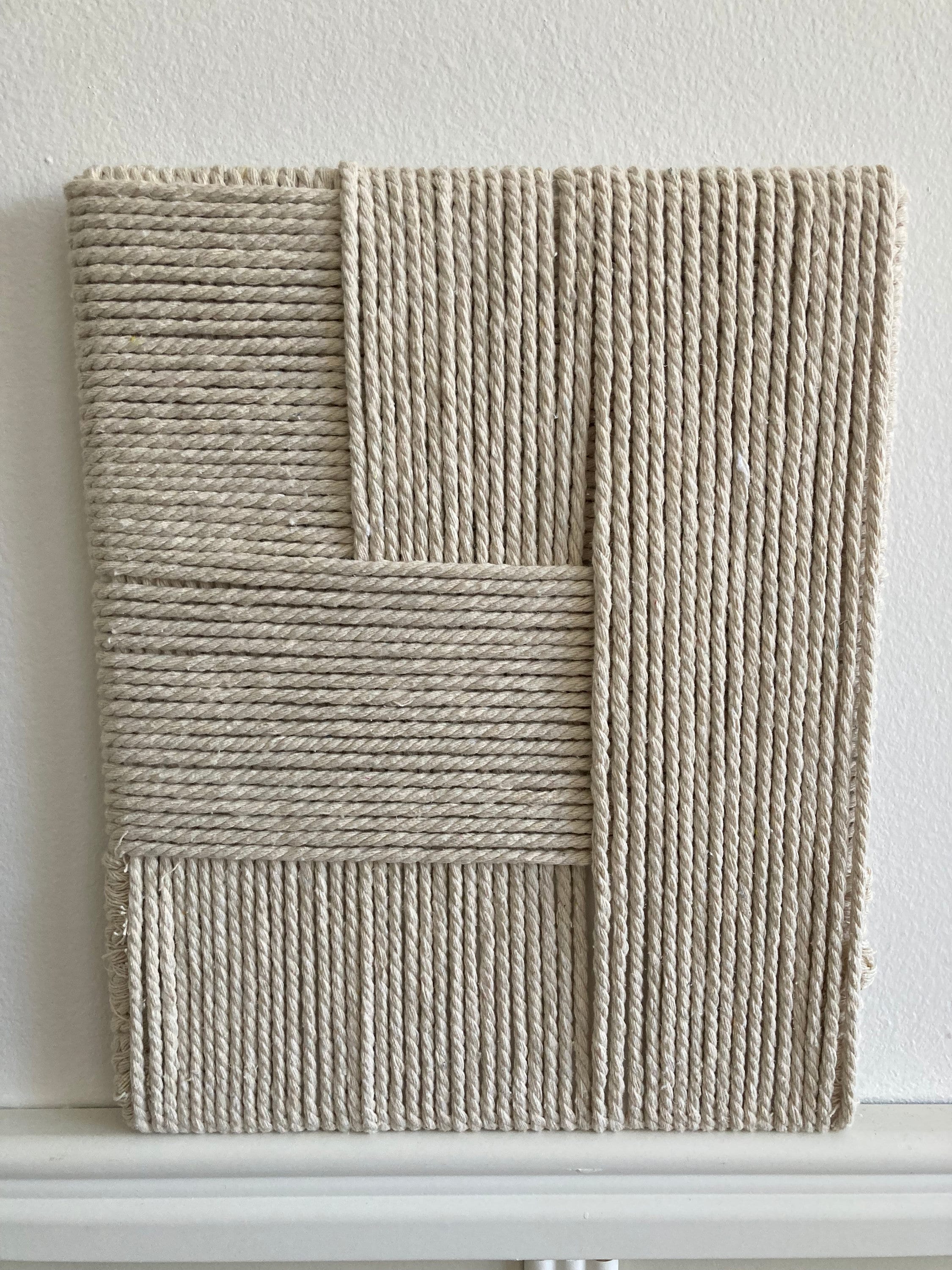 Wool Thread Wall Decor, Texture Art, Abstract, Interior Decor, Mid ...