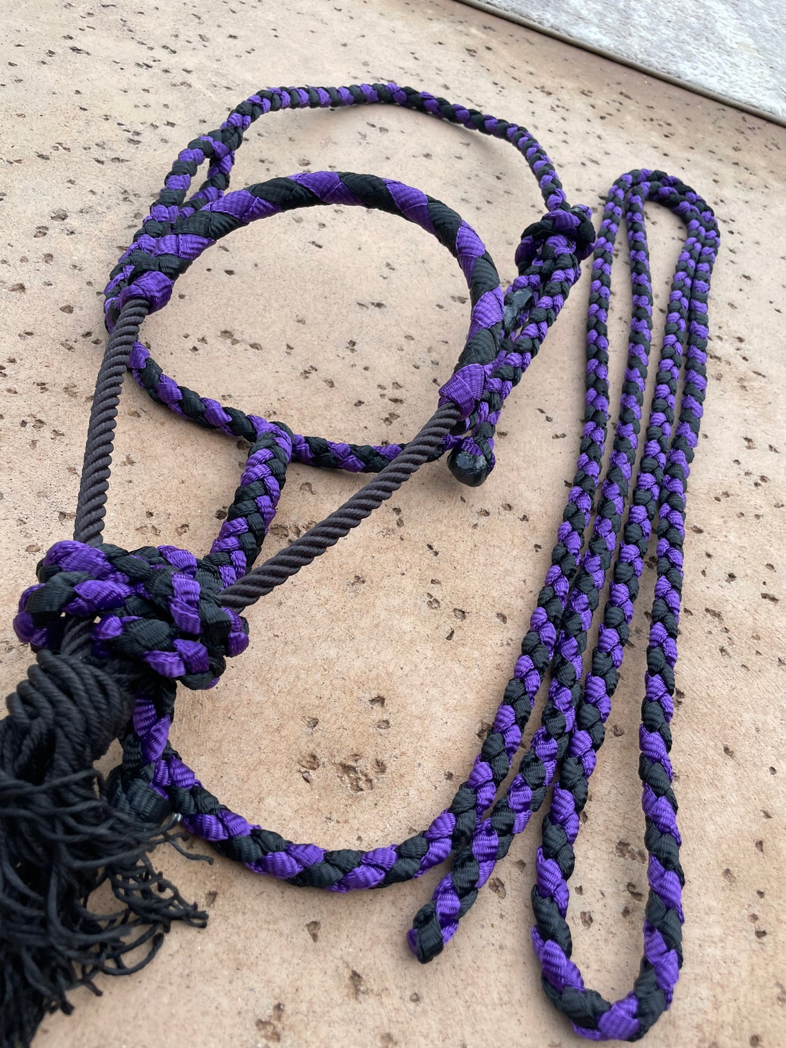 Mule Tape Horse Halter With Rope Noseband - Etsy