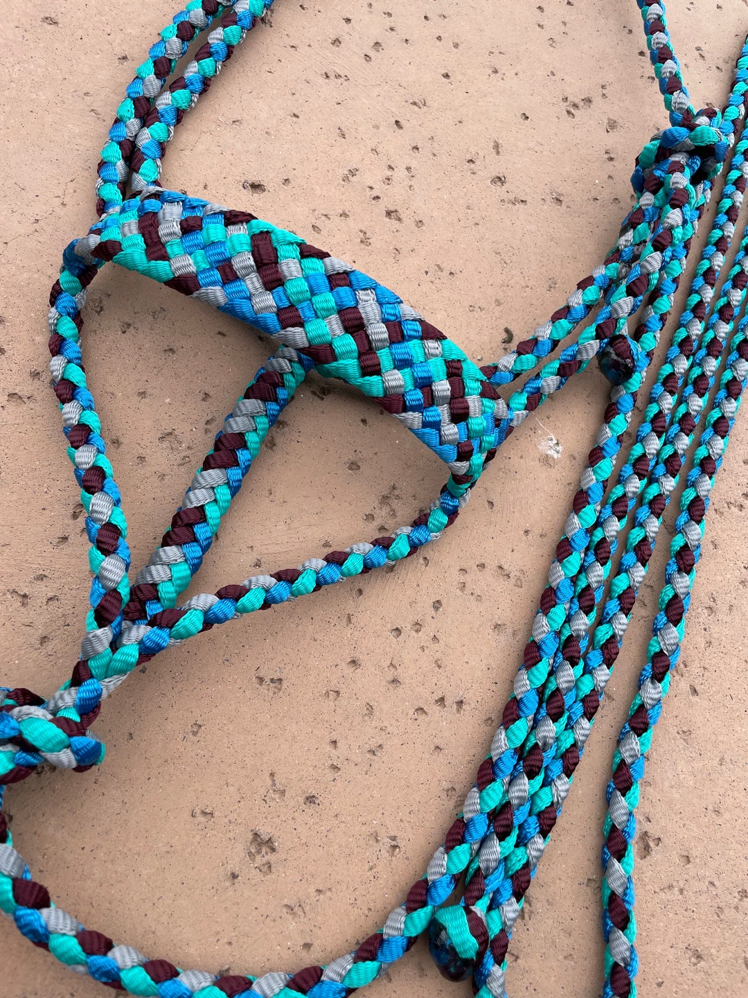 Braided Mule Tape Horse Halter - Etsy