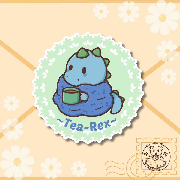 Tea Rex - Etsy