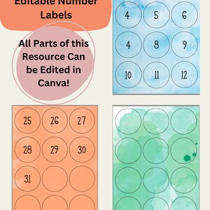 Editable Classroom Decor | Floral | Watercolor | Schedule | Labels ...