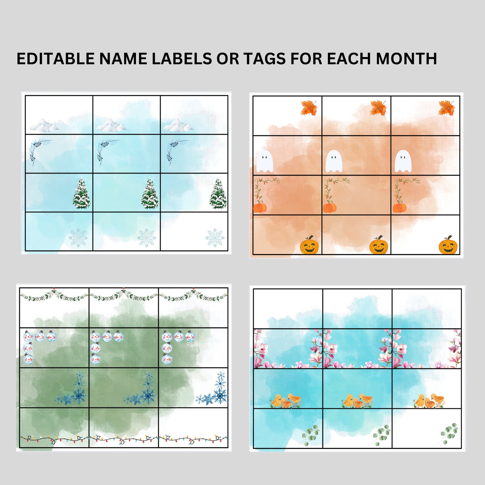 Editable | Classroom | Decor | Bundle | Birthday | Schedule | Labels ...