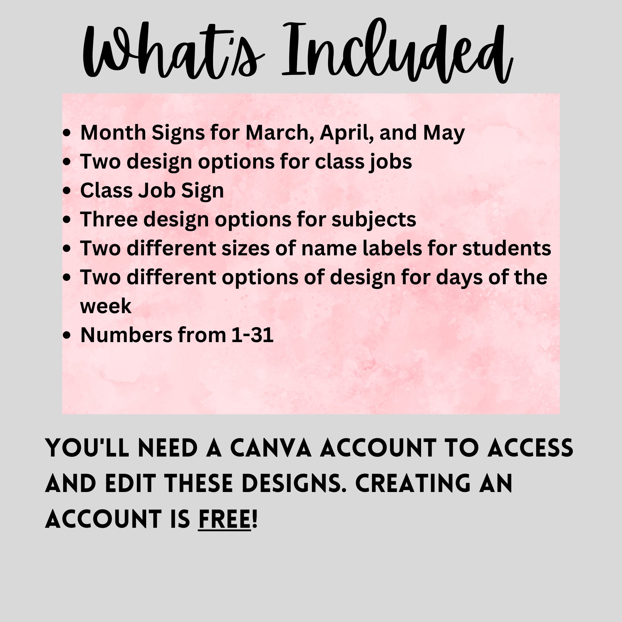 Editable | Spring | Flowers | Classroom | Decor | Schedule | Labels ...