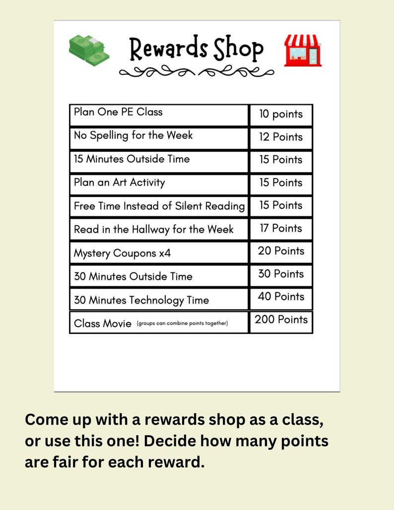 Editable Classroom Rewards System | Class Management | Watercolor ...