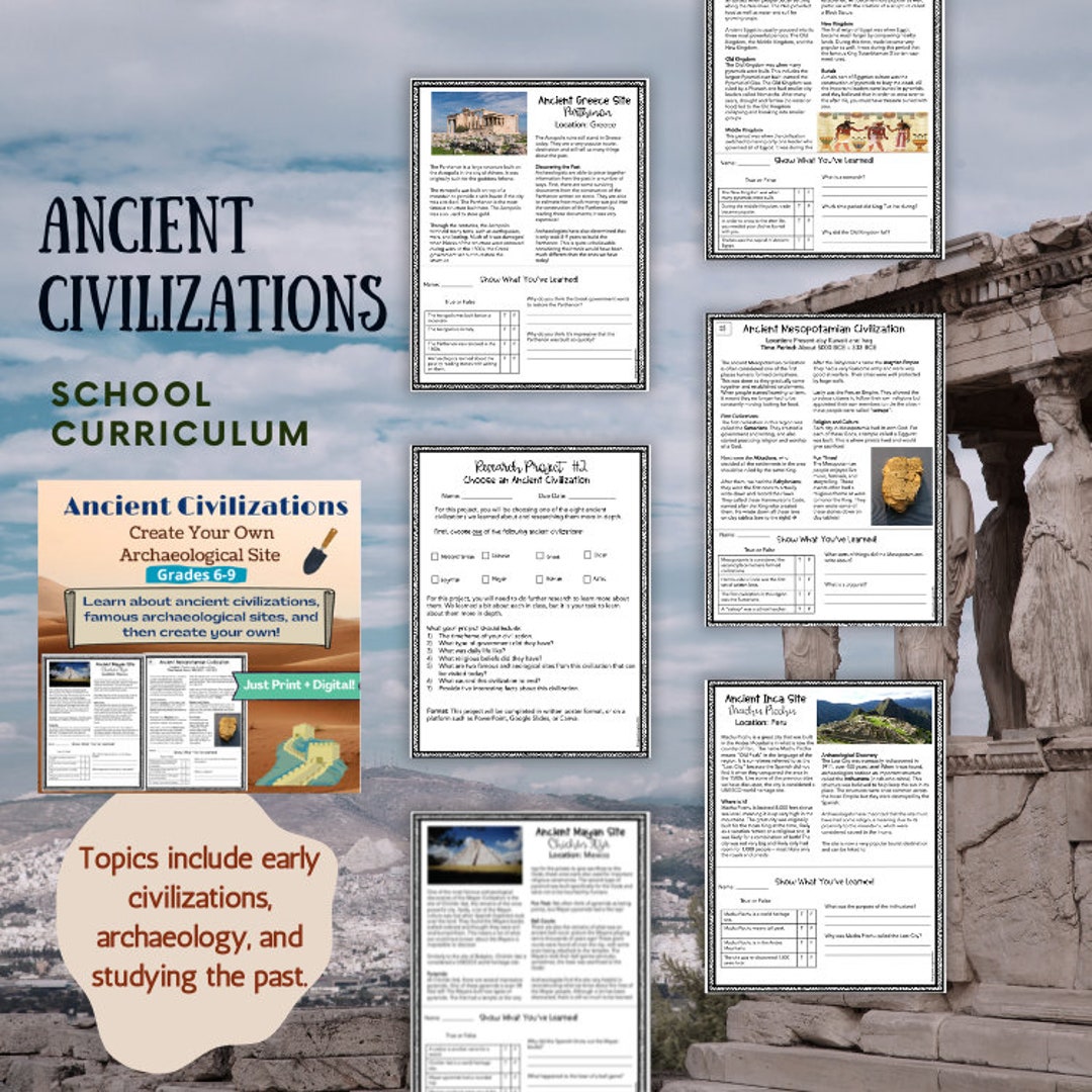 Ancient Civilizations | Archaeology | School Curriculum | Learning ...