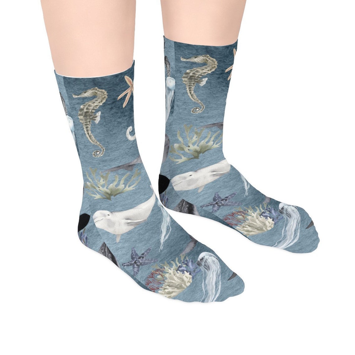 Ocean Socks, Sea Creatures, Sea Creature Socks, Sea Animal, Nautical ...