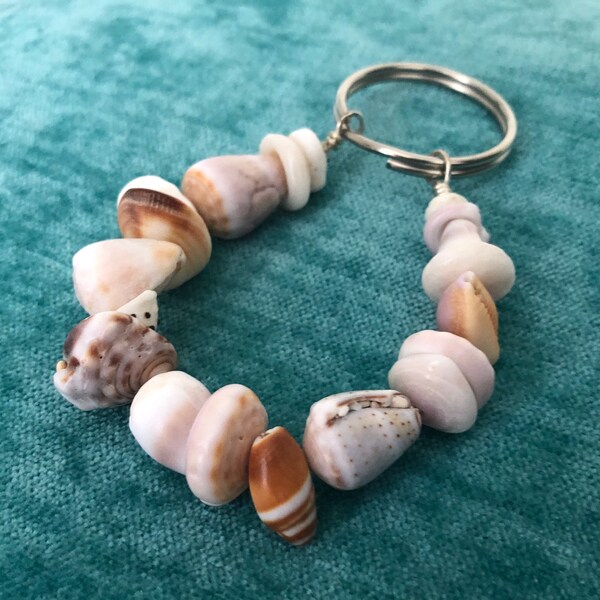 Sea Shell Keychain - Etsy
