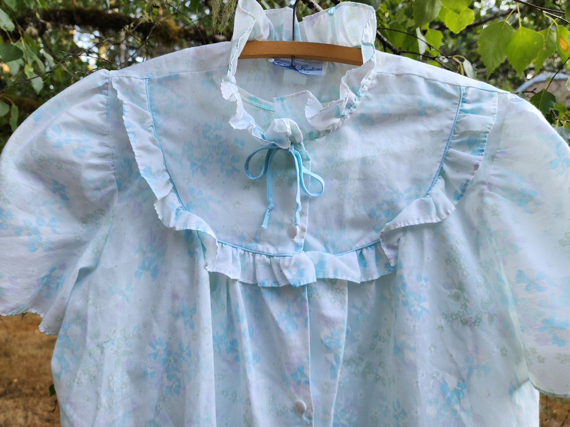 Cottagecore Floral Nightie & Robe - Etsy