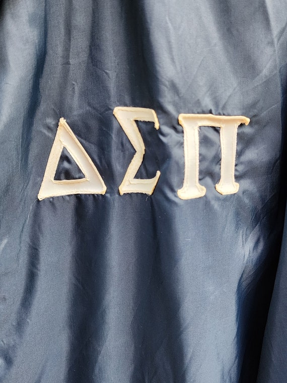 Vintage Preppy Greek Fraternity Windbreaker Jacket - Gem