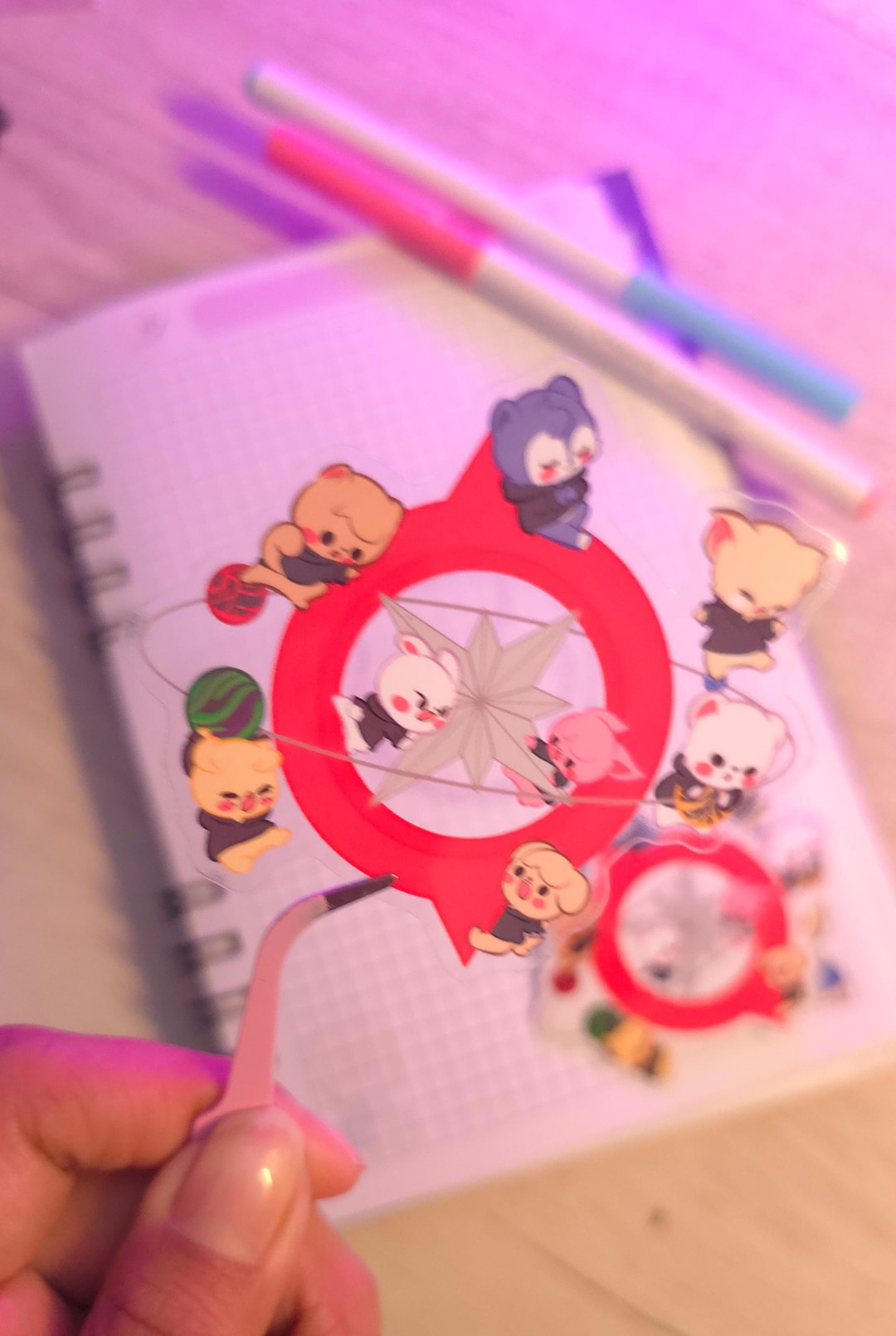 SKZOO Compass Clear Sticker / Stray Kids - Etsy