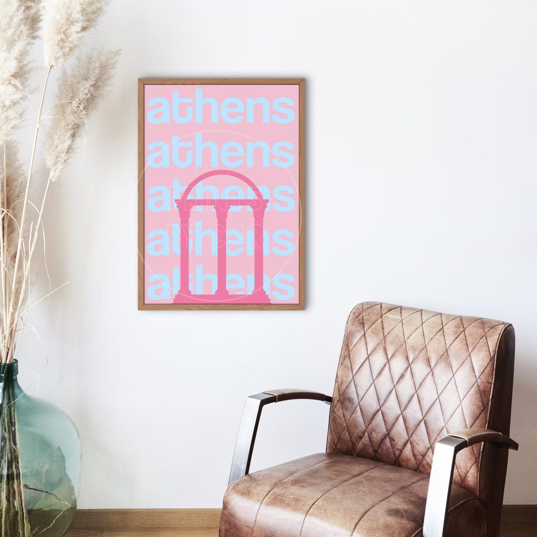 UGA Arch Athens GA Poster - Digital Download Print - University of ...