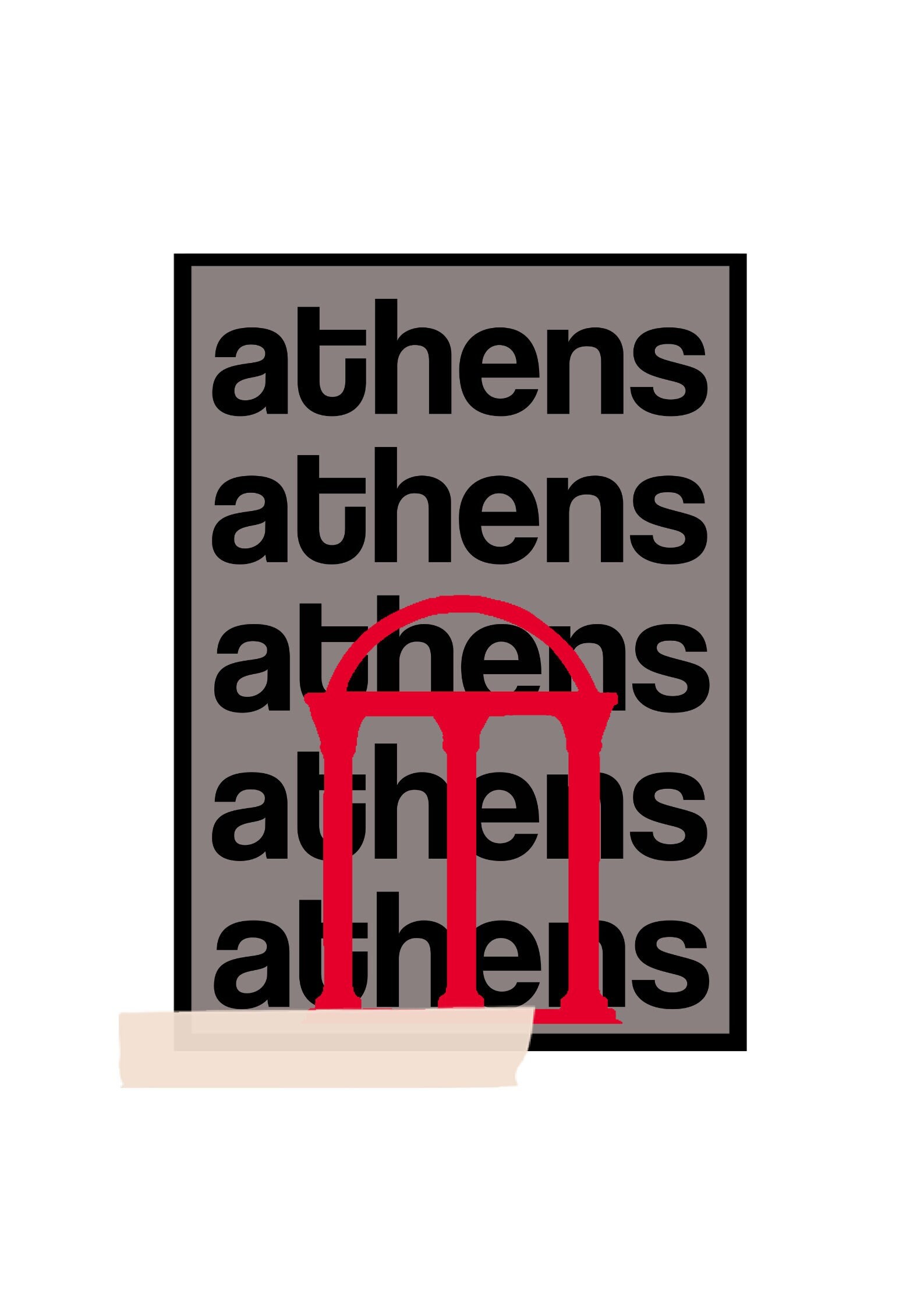 UGA Arch Athens GA Poster Digital Download Print University of Georgia ...