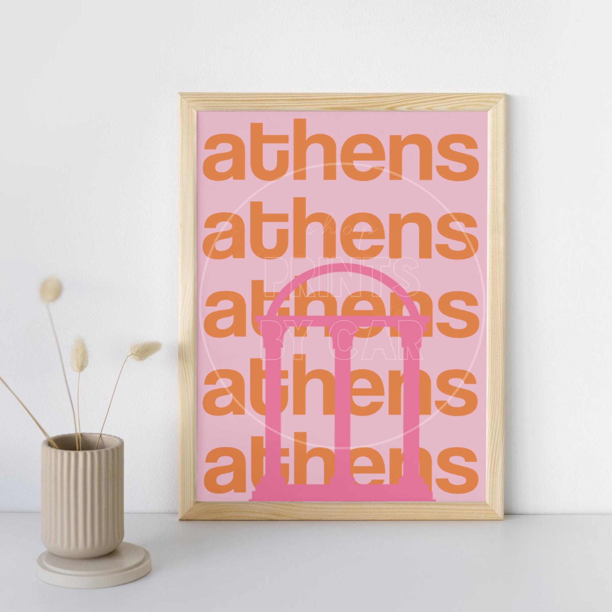 UGA Arch Athens GA Poster - Digital Download Print - University of ...