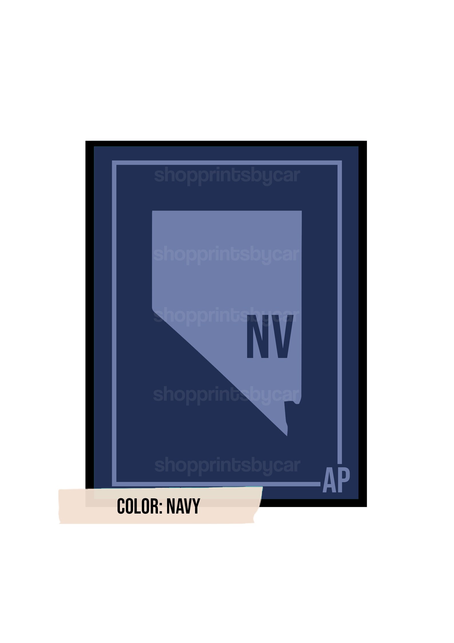 Custom State Outline Poster - Digital Download Print - Customizable ...