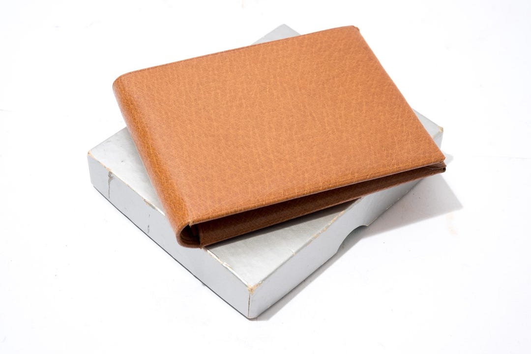 Vintage Pigskin Wallet, Billfold, Rumpp - Etsy