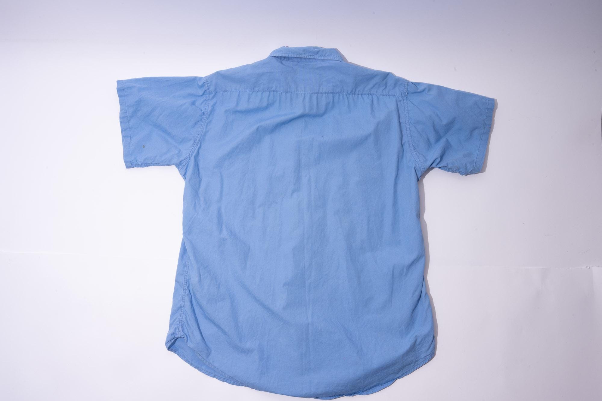 Vintage Gas Station Work Shirt, Gulf Oil, Topps, Embroidered Name ...