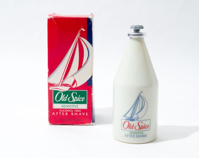 Retro Old Spice Sensitive After Shave, 4 Oz, 1990s - Etsy