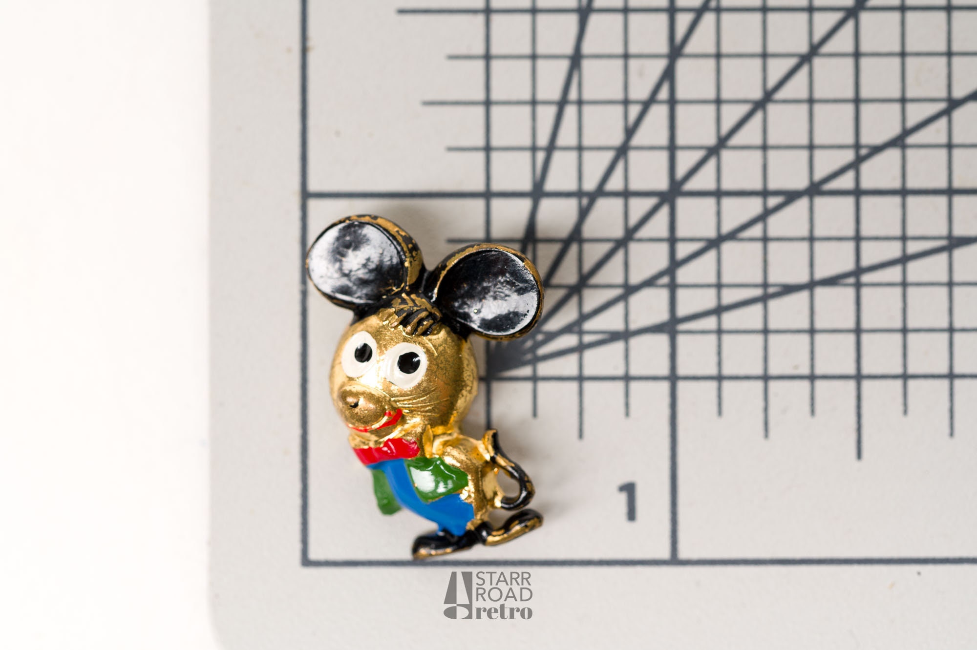 Vintage Mouse Brooch Pin Western Germany - Etsy