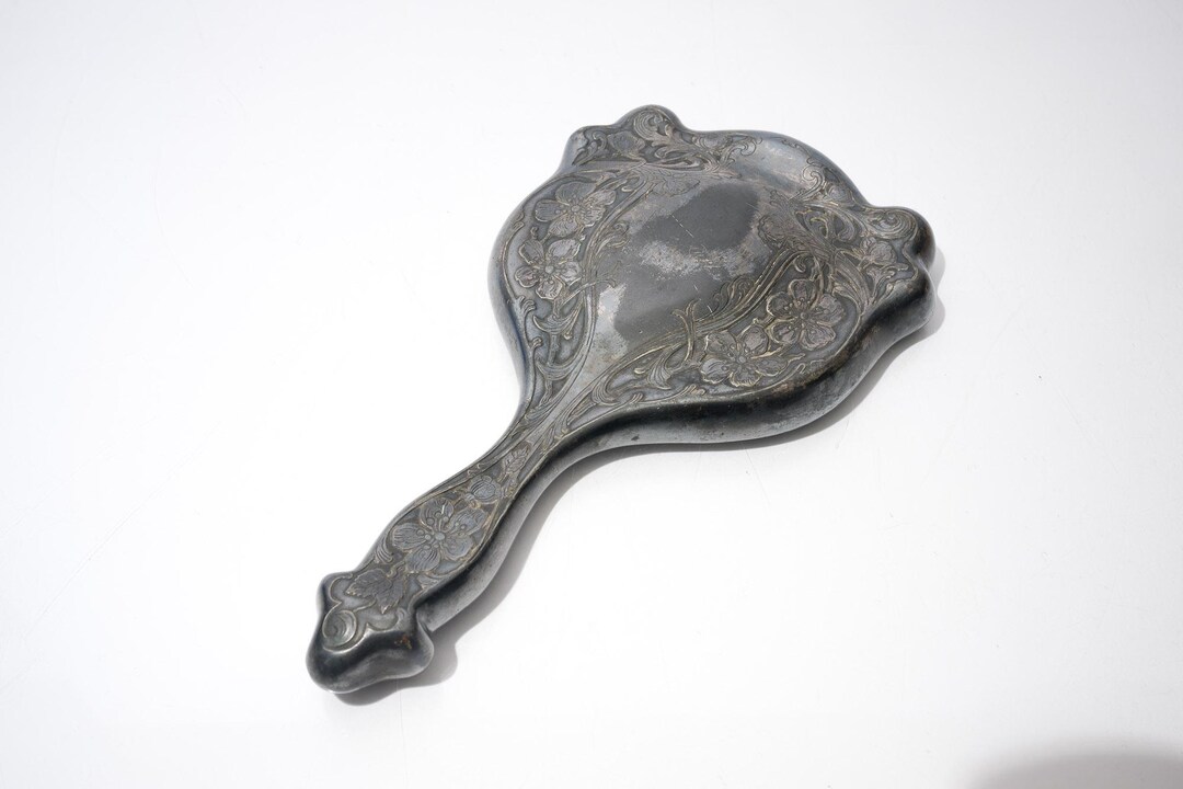 Vintage Silver Plated Mirror, Art Nouveau, Victor Silver Company - Etsy