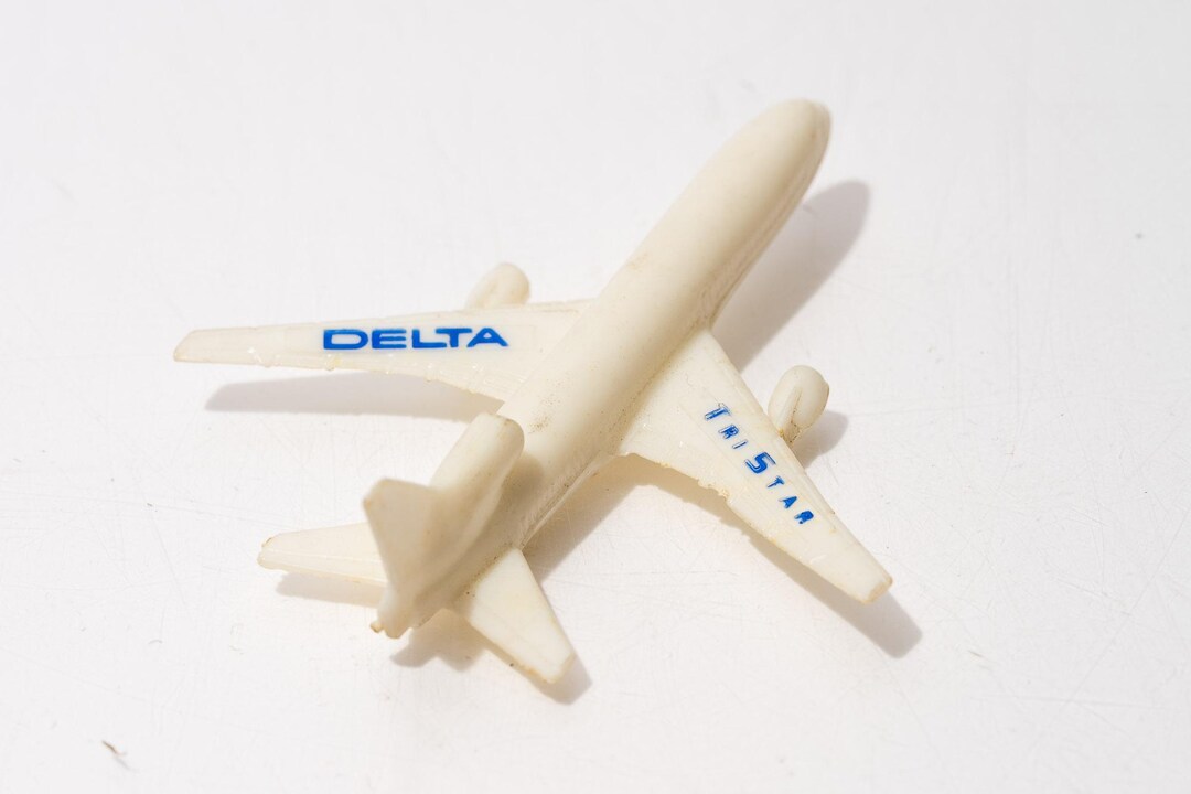 Vintage Miniature Deltatri Star Airplane, Plastic - Etsy