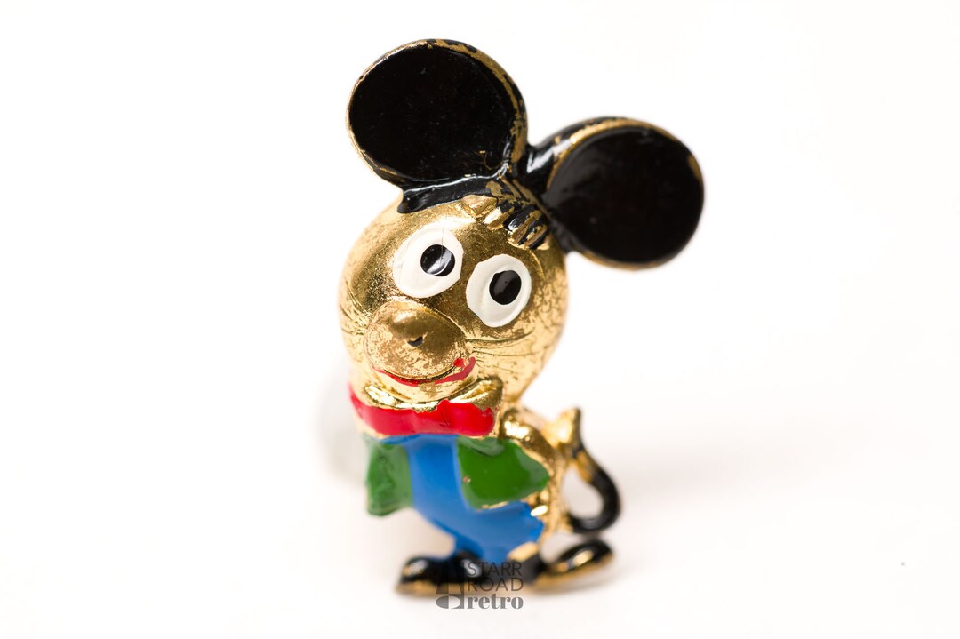 Vintage Mouse Brooch Pin Western Germany - Etsy