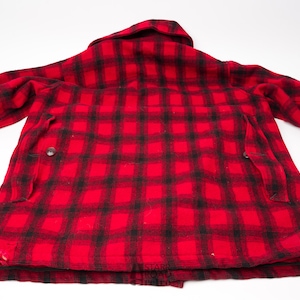 Vintage Woolrich Hunting Jacket, Wool, Red, Plaid - Etsy