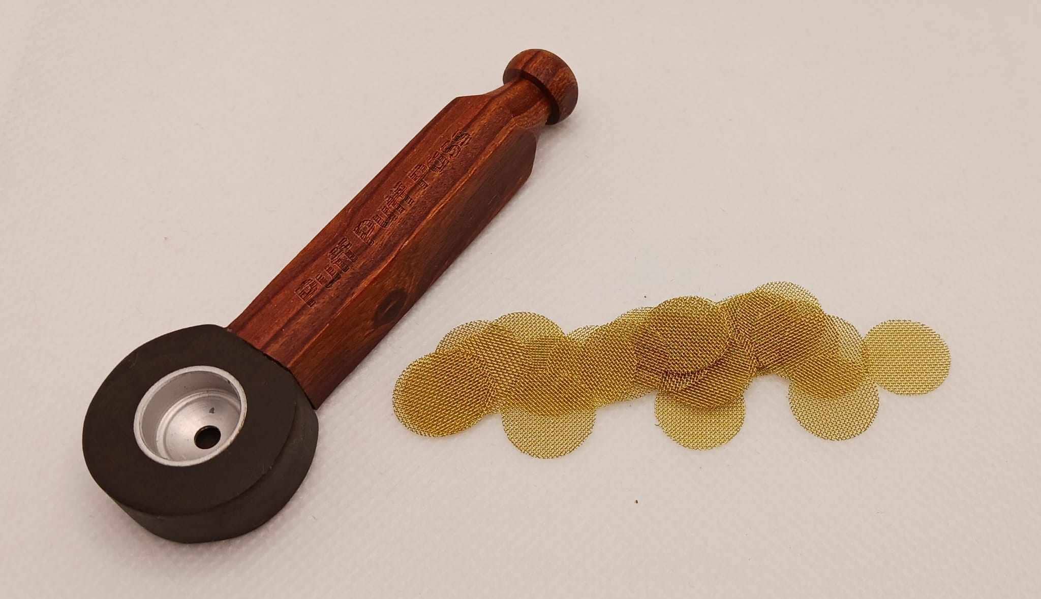 Smoking Pipe Discreet Wood & Metal + 25 Pipe Screens - Etsy