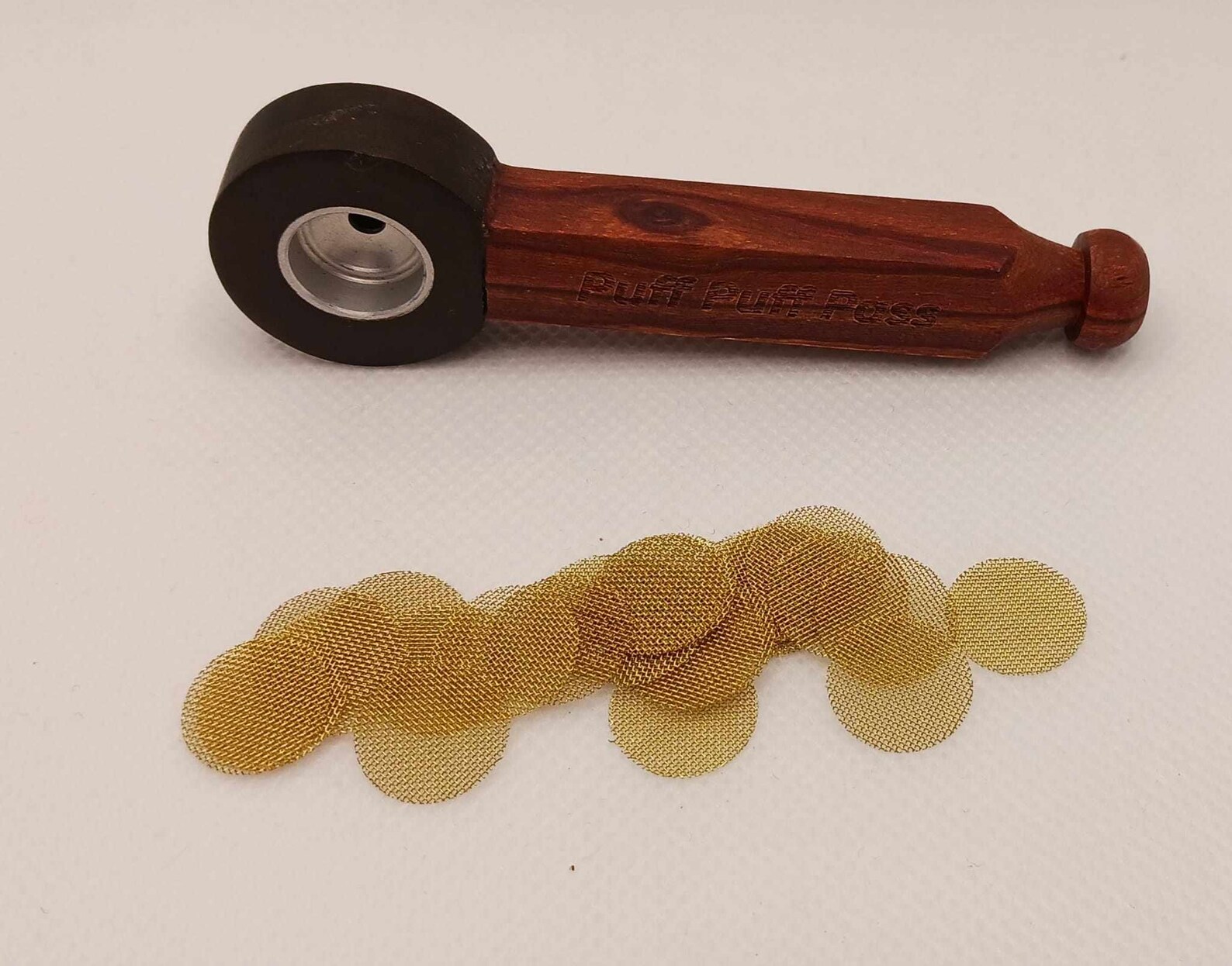 Smoking Pipe Discreet Wood & Metal + 25 Pipe Screens - Etsy